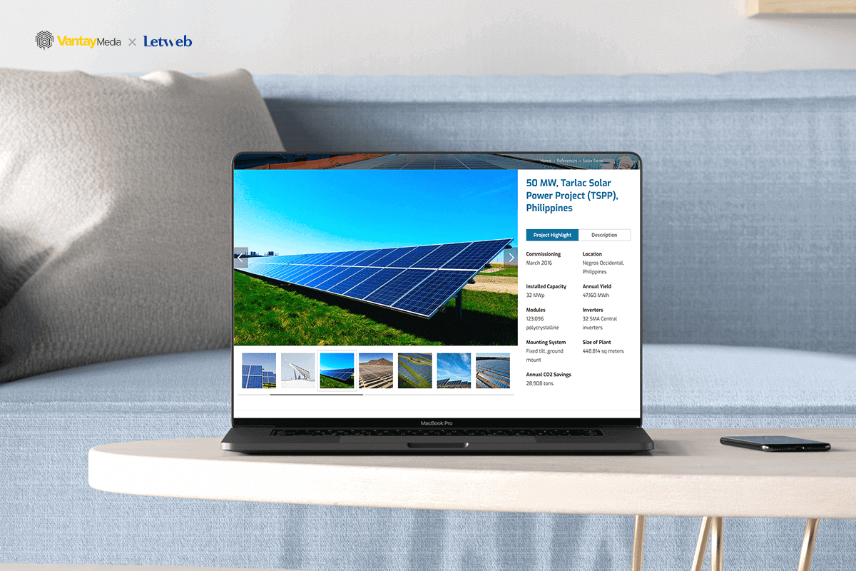 Case study - Website Tona Syntegra Solar (TSS) - Letweb - Letweb